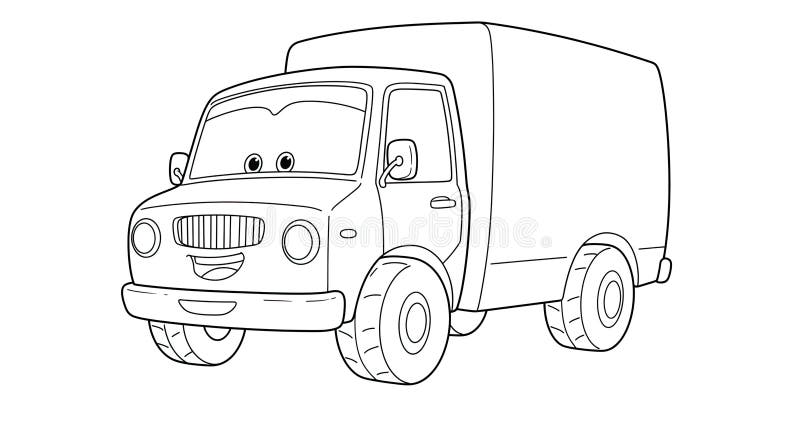 Courier Van Pixar Stock Illustrations – 2 Courier Van Pixar Stock ...