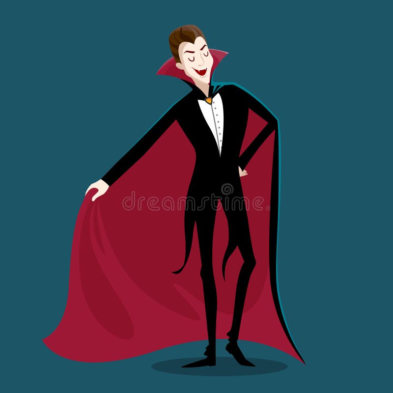 Charming Dracula Vampire stock illustration. Illustration of fantasy ...