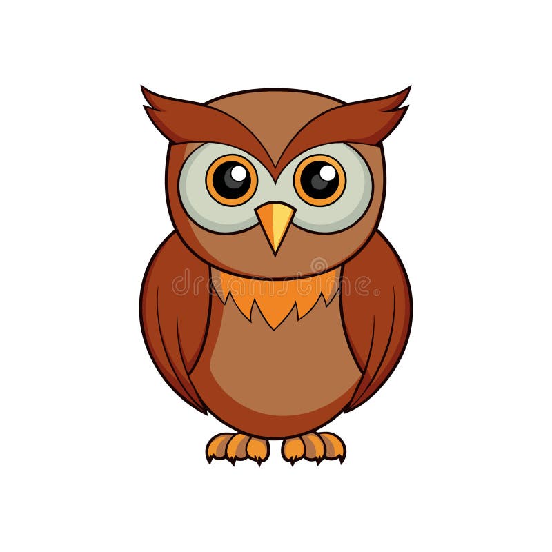 Charming Eastern Screech Owl Bird Realistic Representation Stock ...