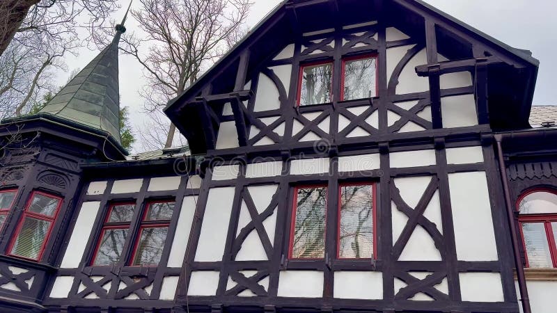 Charming and Elegant Black and White Timber Framed House, a True ...