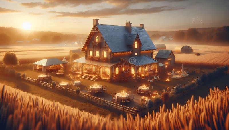 A Charming Farmhouse with Warm and Inviting Atmosphere, Wedding ...