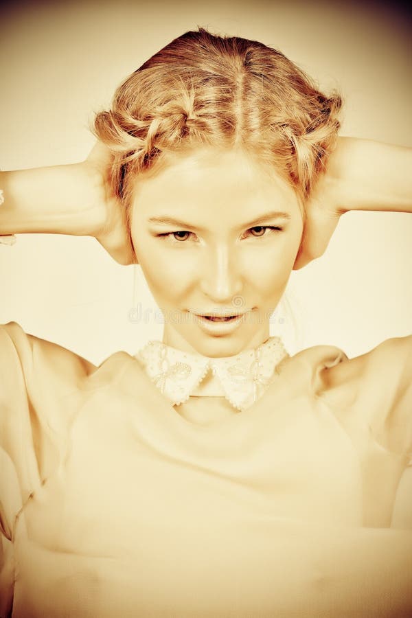 Sepia style stock image. Image of beauty, modern, lifestyle - 34605811