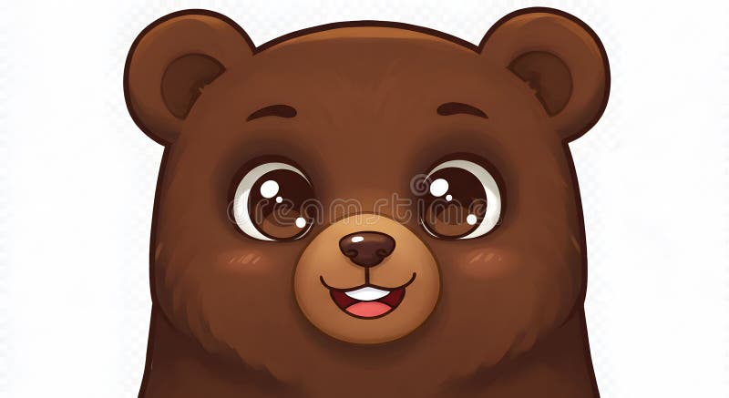 Cute Cartoon Bear Character Transparent Stock Illustration ...