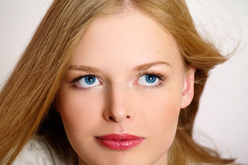 The charming girl stock photo. Image of motion, face - 11067538