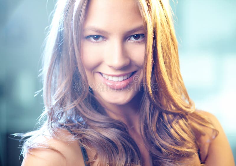 Charming girl stock image. Image of haircare, girl, expression - 29567131