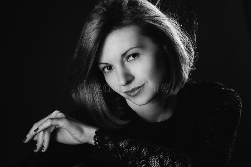 A charming girl stock image. Image of mature, hand, passionate - 245443357