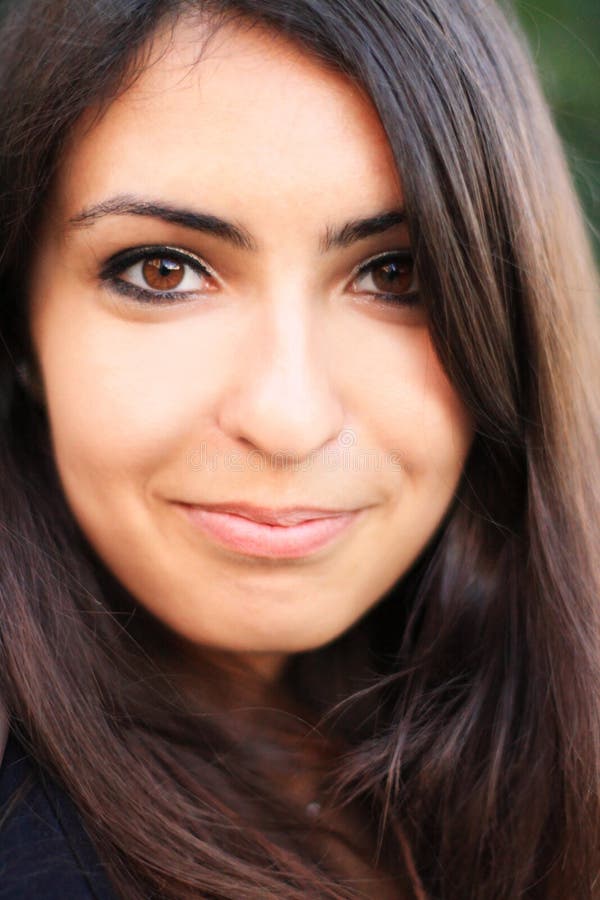 Charming glare stock photo. Image of glare, woman, smile - 28700700