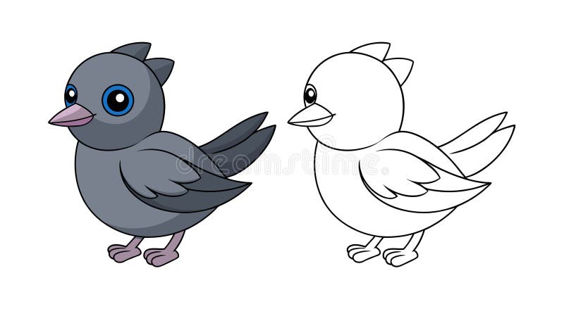 Charming Gray Catbird Artwork Stock Illustration - Illustration of feather, catbird: 370074918