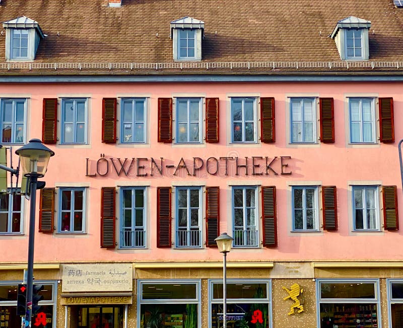Beautiful Square in the Old Town of Weimar in Germany Editorial Photo ...