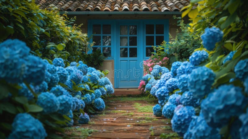 Charming Hydrangea House - a Beautiful Floral Abode for Nature Lovers ...