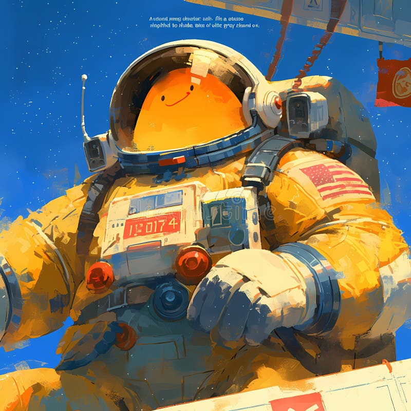 Astronaut Egg in Space Adventure Stock Illustration - Illustration of ...