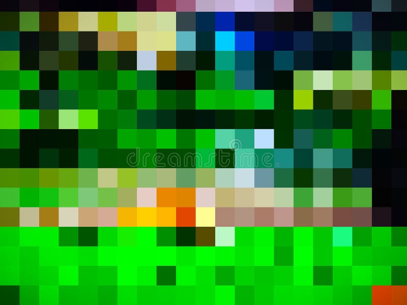 A Charming Illustration of Pretty Colorful Geometric Design of ...