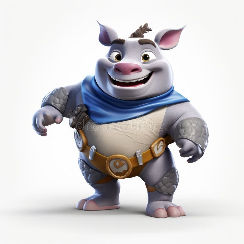Immersive Cartoon Animal Combat Costume with Realistic Hyper-detailed ...