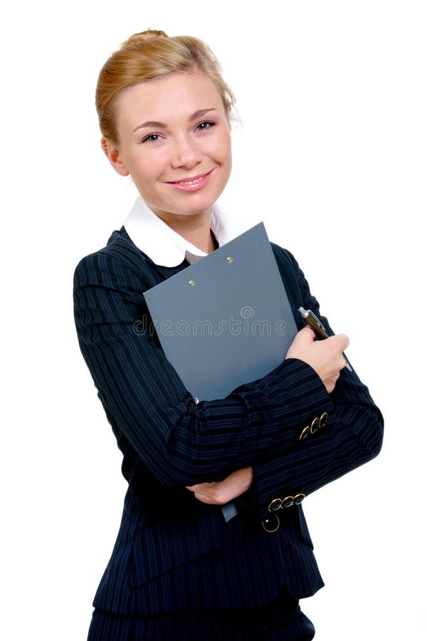 Charming lady stock image. Image of employer, beautiful - 14286961