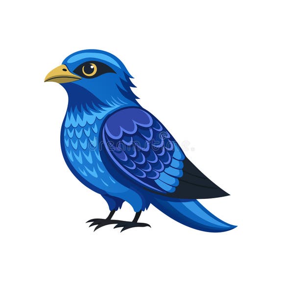 Charming Lesser Nighthawk Bird Artwork Stock Photo - Illustration of ...