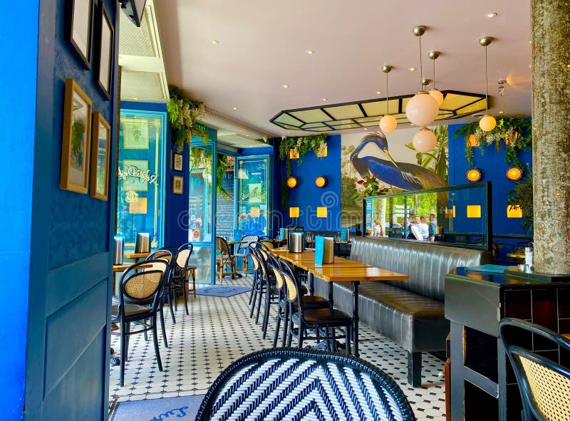 A Charming Little Cafe in Paris Editorial Photo - Image of door ...