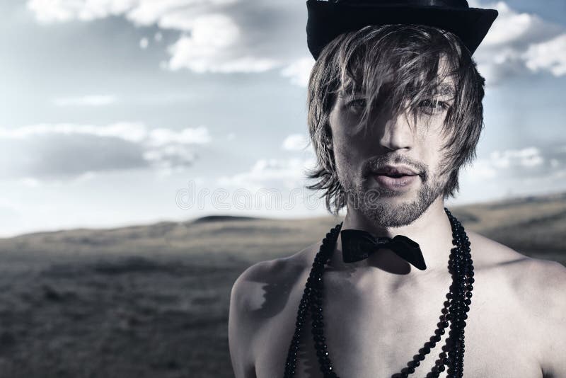 Charming man stock photo. Image of model, love, male - 15427434