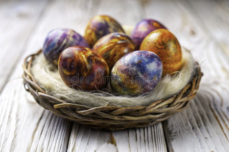 Charming Miniature Marbled Easter Eggs a TiltShift Celebration of ...