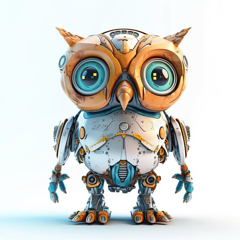 Owl Robot Stock Illustrations – 327 Owl Robot Stock Illustrations ...