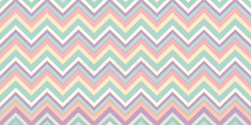 Captivating Pastel Retro Zigzag Stock Illustrations – 2 Captivating Pastel Retro Zigzag Stock ...