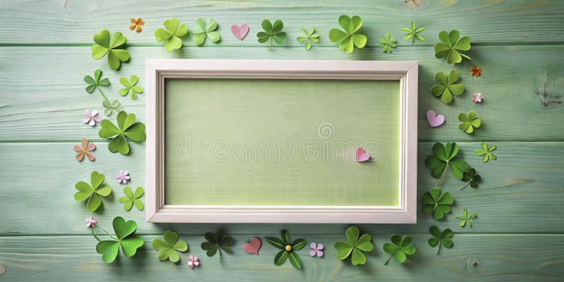 Charming Pastel St Patricks Day Frame for March 17th Celebrations a ...