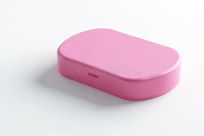 Stylish Pink Oval Case Portable Organizer for Electronics Accessories ...