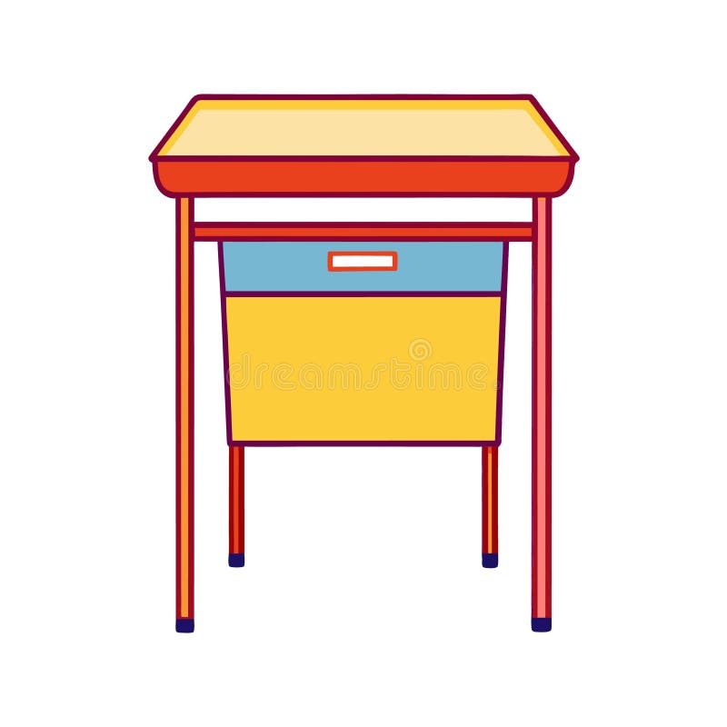 Charming Pop-Up Desk Visual Stock Illustration - Illustration of luxury ...