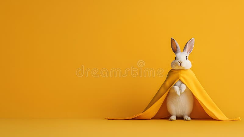 A Brave Bunny in Yellow: the Superhero Rabbit Ready To Save the Day ...