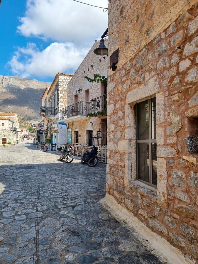 Traditional Village of Aeropoli, Laconia, Peloponnese, Greece Editorial ... Traditional Village of Aeropoli, Laconia, Peloponnese, Greece Editorial ...