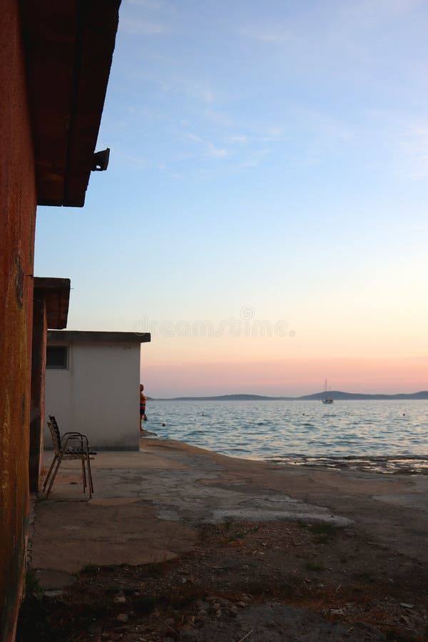 Jadrija Beach in Sibenik, Croatia Stock Photo - Image of location ...