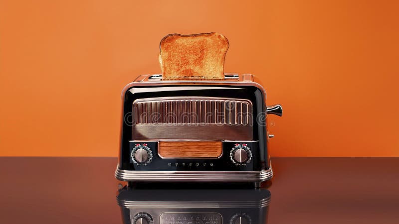 Reference Image Vintage 1950s Toasters in Colorful Backgrounds Stock ...