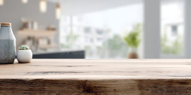 Charming Rustic Elegance Product Display Area Featuring a Wood ...