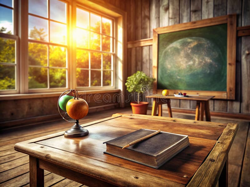 Charming Rustic Teachers Desk with Chalkboard and Slate a Vintage ...