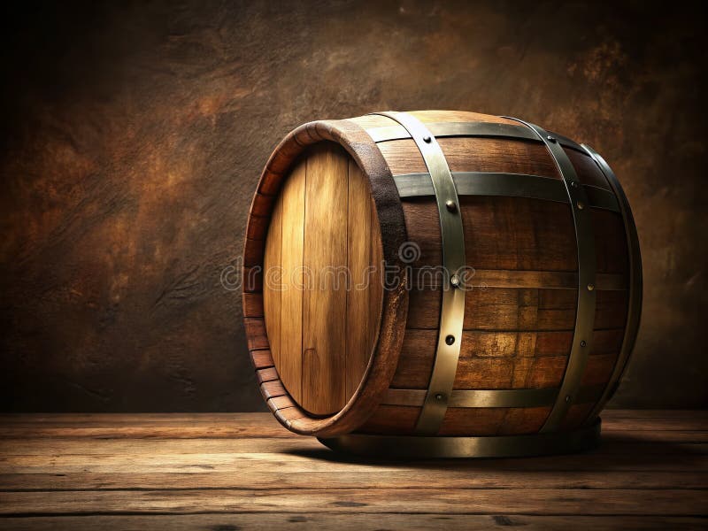 Charming Rustic Wine Barrel Clip Art for Branding and Design Projects a ...