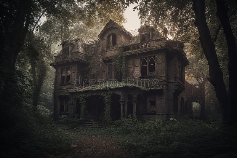 - Charming Scenes from the Haunted House, 2, Generative Ai Stock ...