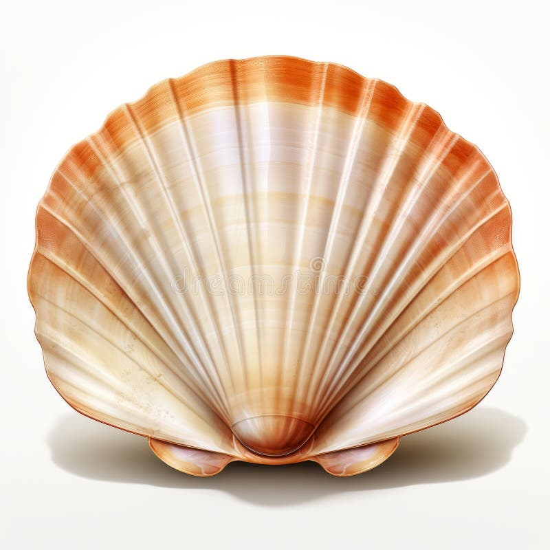 Charming Shell Illustration on White Background - Mark Henson Style ...