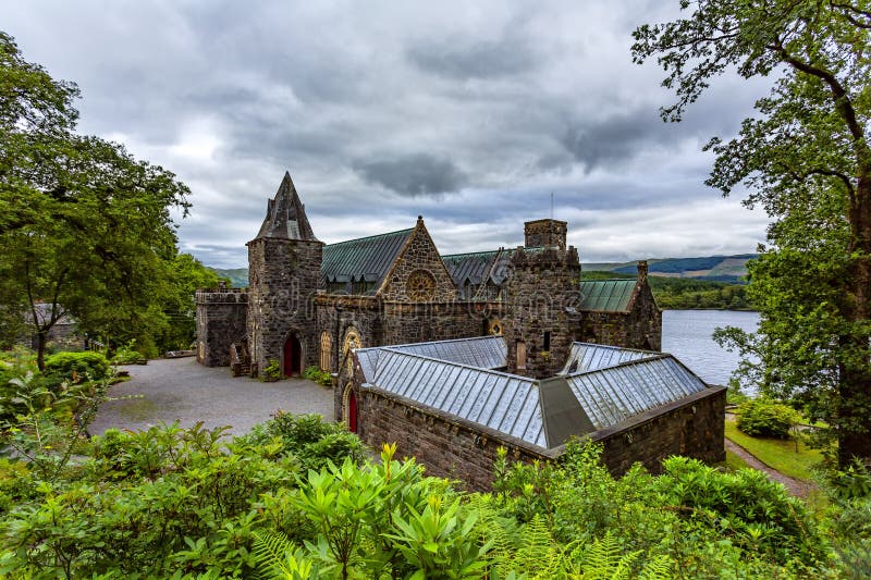 Charming St Conan S Kirk on Loch Awe Stock Image - Image of charm ...