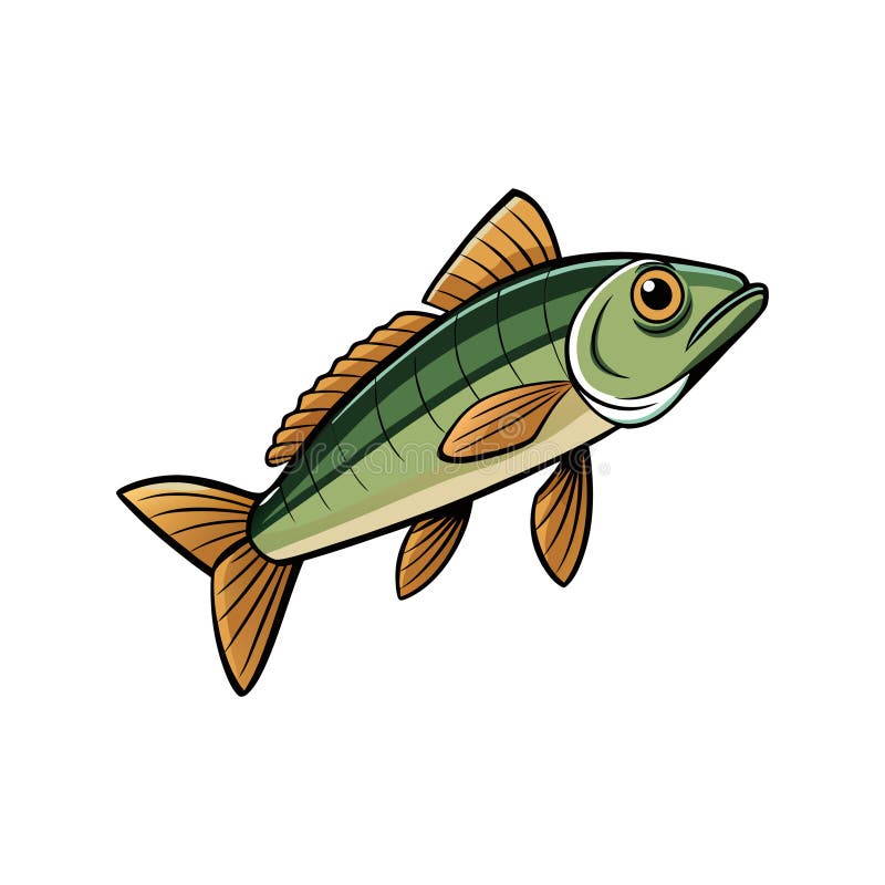 Charming Stickleback Fish Illustration with Unique Features Stock Photo ...