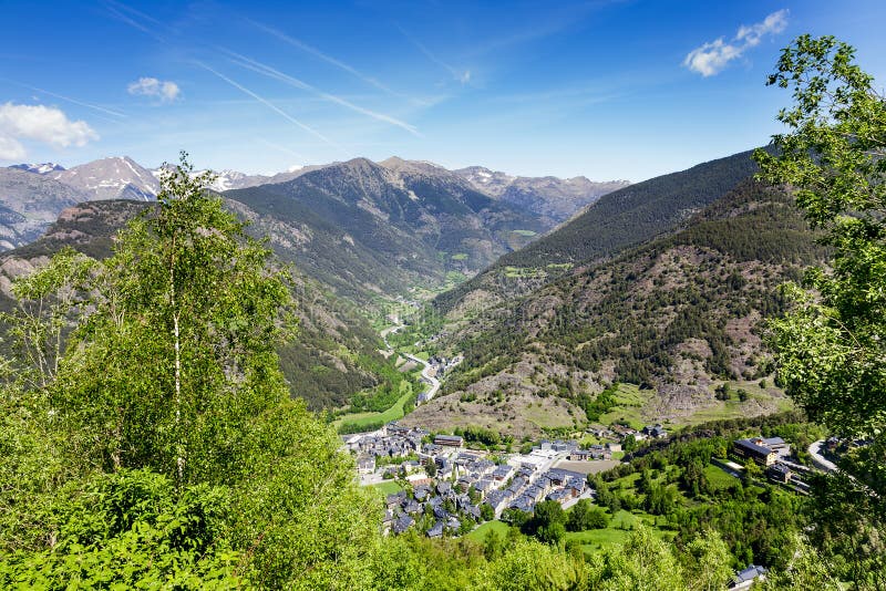 Valley Pyrenees Andorra stock photo. Image of europe - 118770726