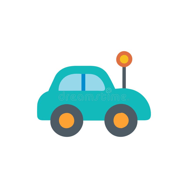 Charming Toy Car Icon for Fun Activities Stock Photo - Illustration of ...