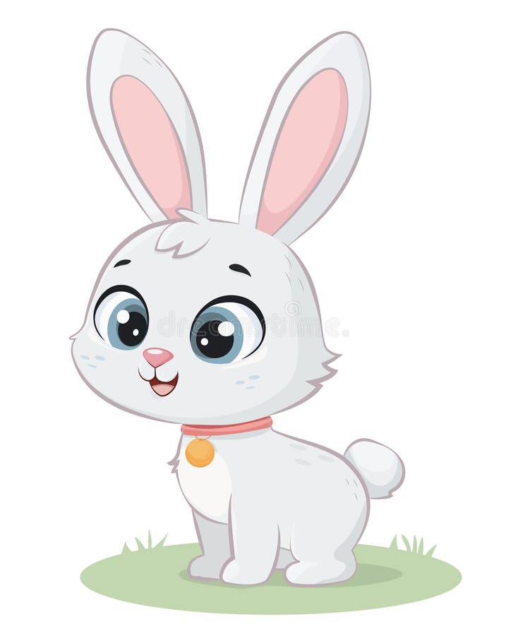 Charming Vector Illustration of a Cute Rabbit Stock Vector ...