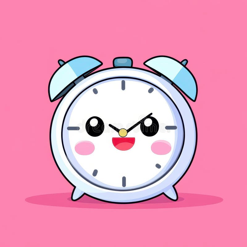 A Charming Vector Logo Featuring a Cute Clock Design, Perfect for ...