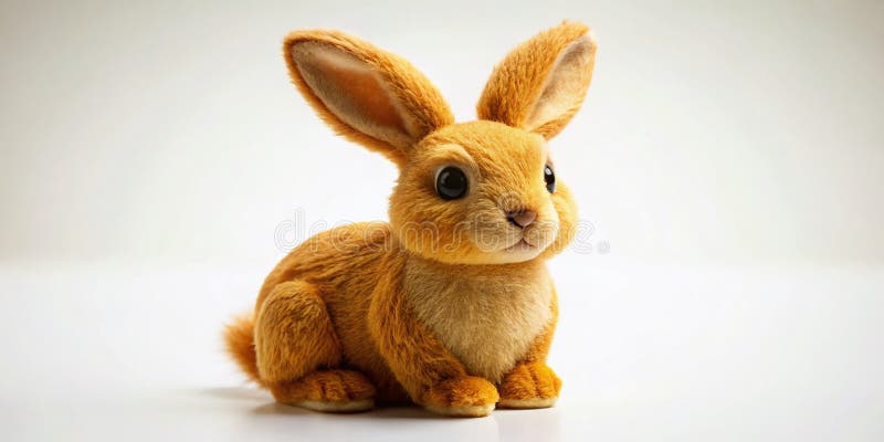 Charming Vintage Stuffed Rabbit Toy a RetroStyle Nostalgia Piece on a ...