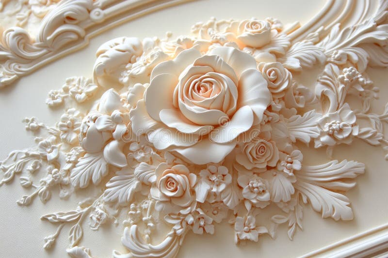 Charming Wallpaper Texture. Lovely Pattern Stock Image - Image of ...