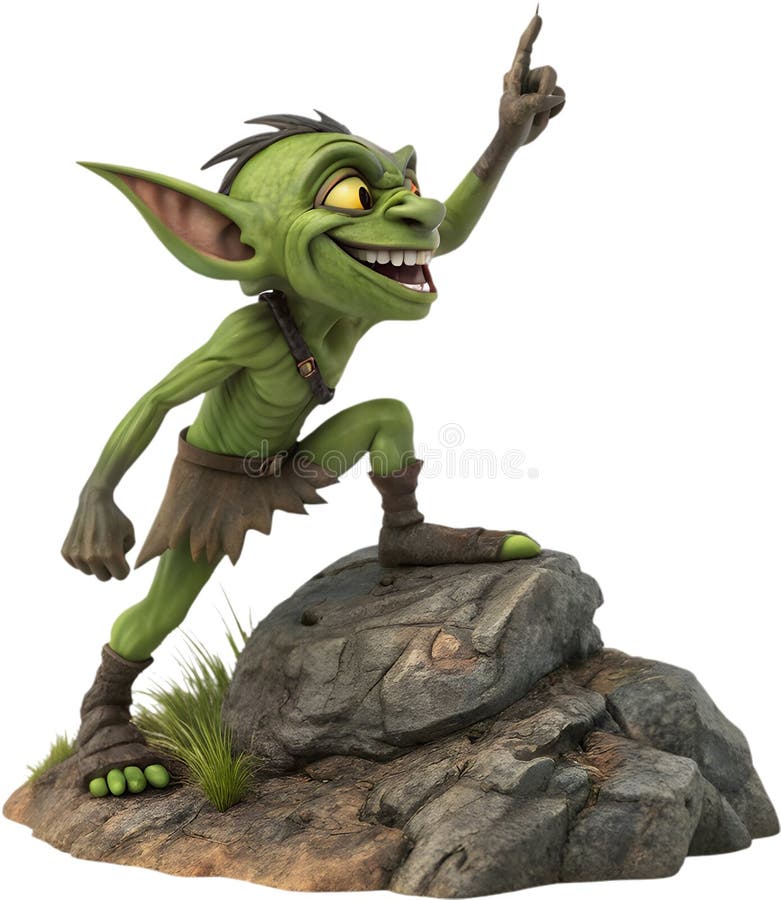 Whimsical Goblin Character Clipart Perfect for Creative Design Projects ...