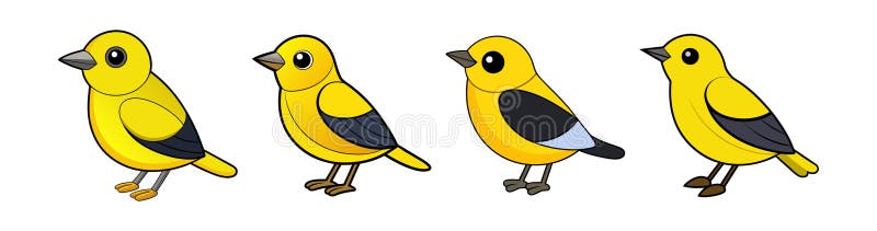 Charming Yellow-breasted Chat Bird Artwork Stock Vector - Illustration ...