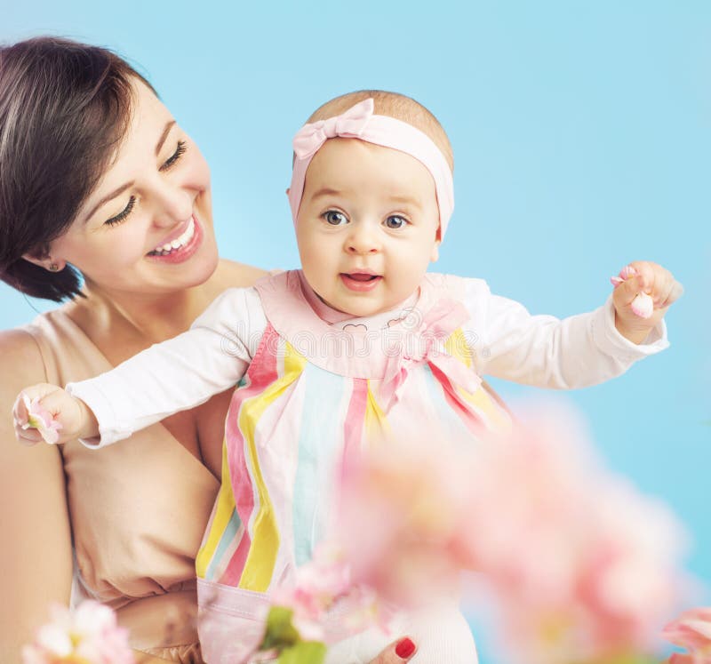 Charming Young Mother with Lovely Child Stock Image - Image of little ... Charming Young Mother with Lovely Child Stock Image - Image of little ...