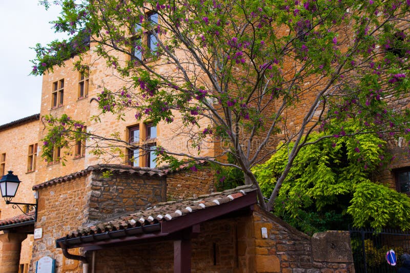 Charnay, rhone, Francia imagen de archivo. Imagen de primer - 99760543