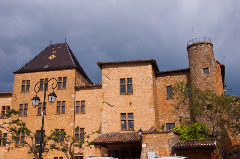 Charnay, rhone, Francia imagen de archivo. Imagen de primer - 99760543