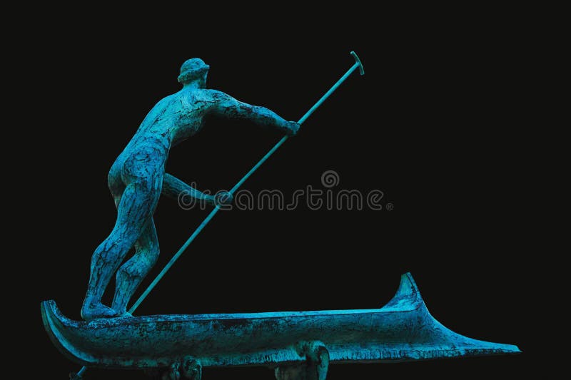 Charon is the Ferryman of Souls in the World of the Dead Stock Image ...